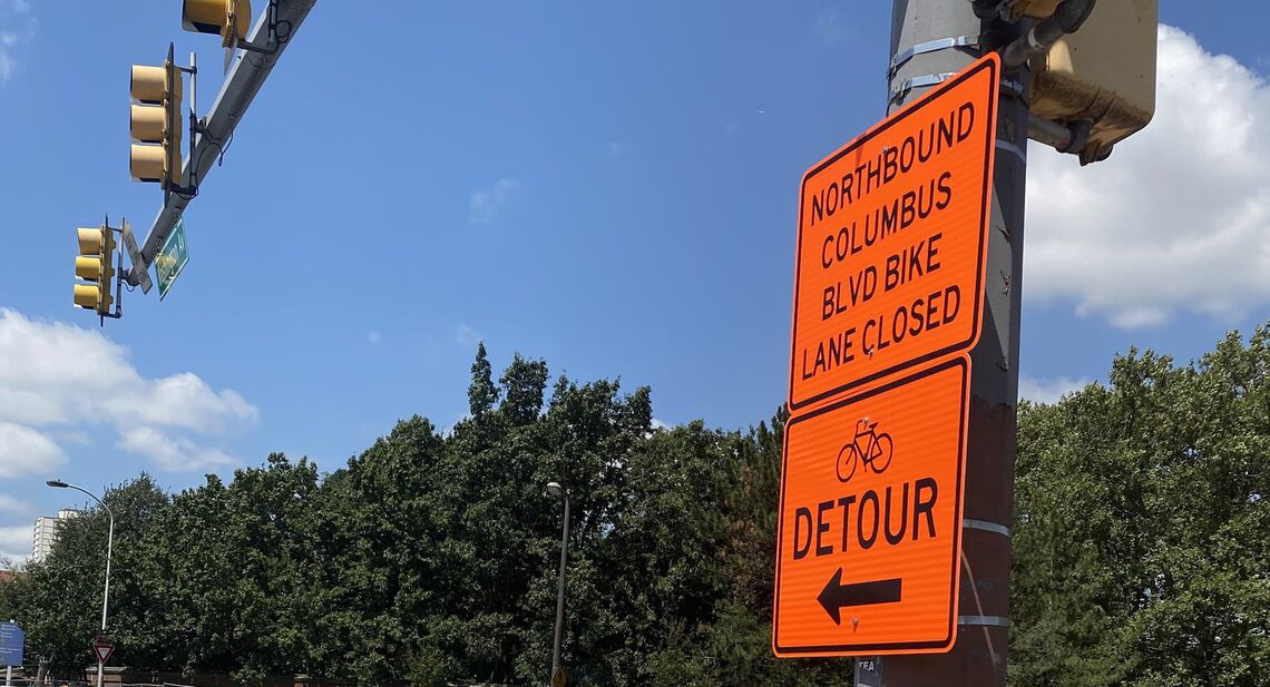 Hey Philly, Please Adhere to the Delaware River Trail Detour Signs